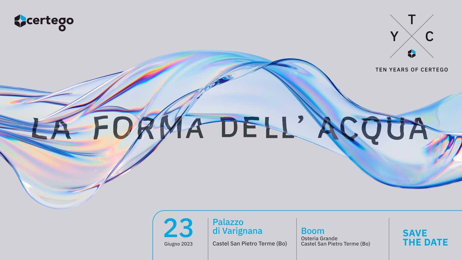 Certego X | La forma dell'acqua